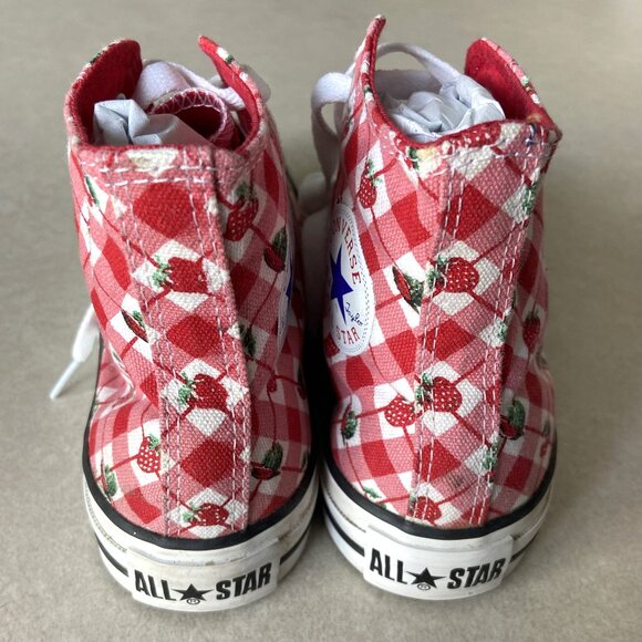 Converse | Shoes | Rare Converse All Star Strawberry Cherry High Top ...